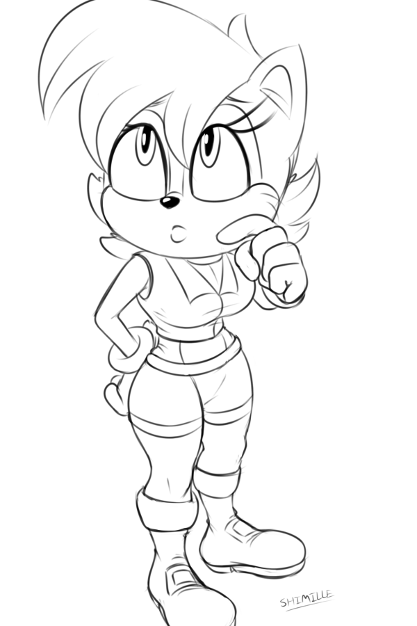 The Big Imageboard Tbib 23 Anthro Archie Comics Black And White Bottomwear Breasts Chipmunk