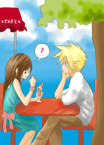 The Big ImageBoard (TBIB) - cloud tifa eating final fantasy final ...