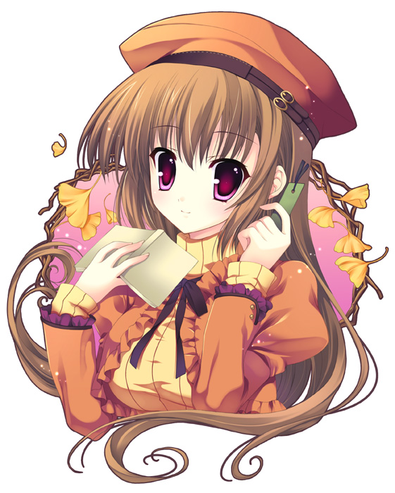 The Big Imageboard Tbib Bad Id Bad Pixiv Id Beret Book Brown Hair
