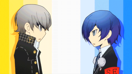 The Big ImageBoard (TBIB) - 2boys animated animated gif blue eyes blue hair multiple boys ...