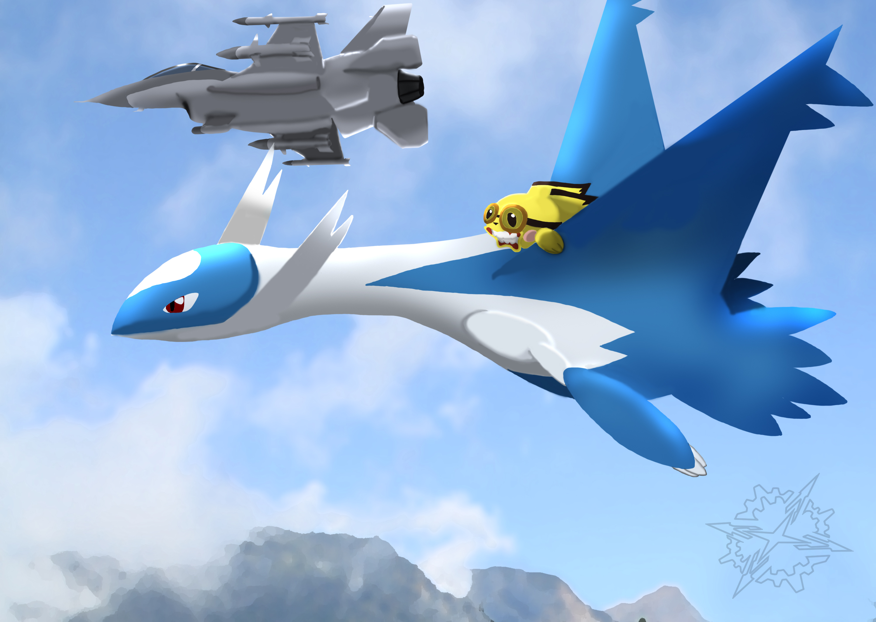 The Big ImageBoard (TBIB) - 2010 aircraft airplane ambiguous gender black body black fur blue ...