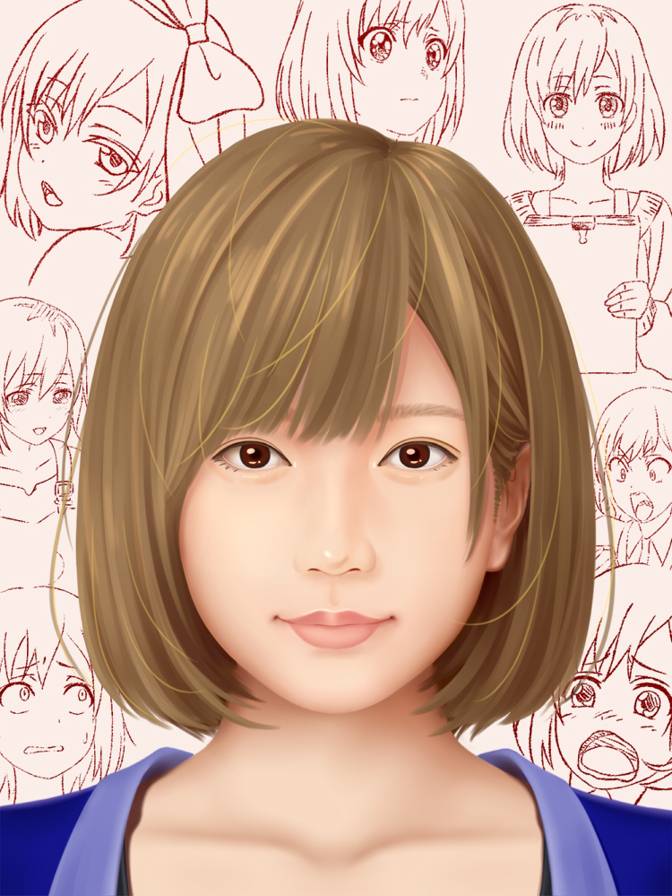 The Big Imageboard Tbib Bow Brown Eyes Brown Hair Denkitori