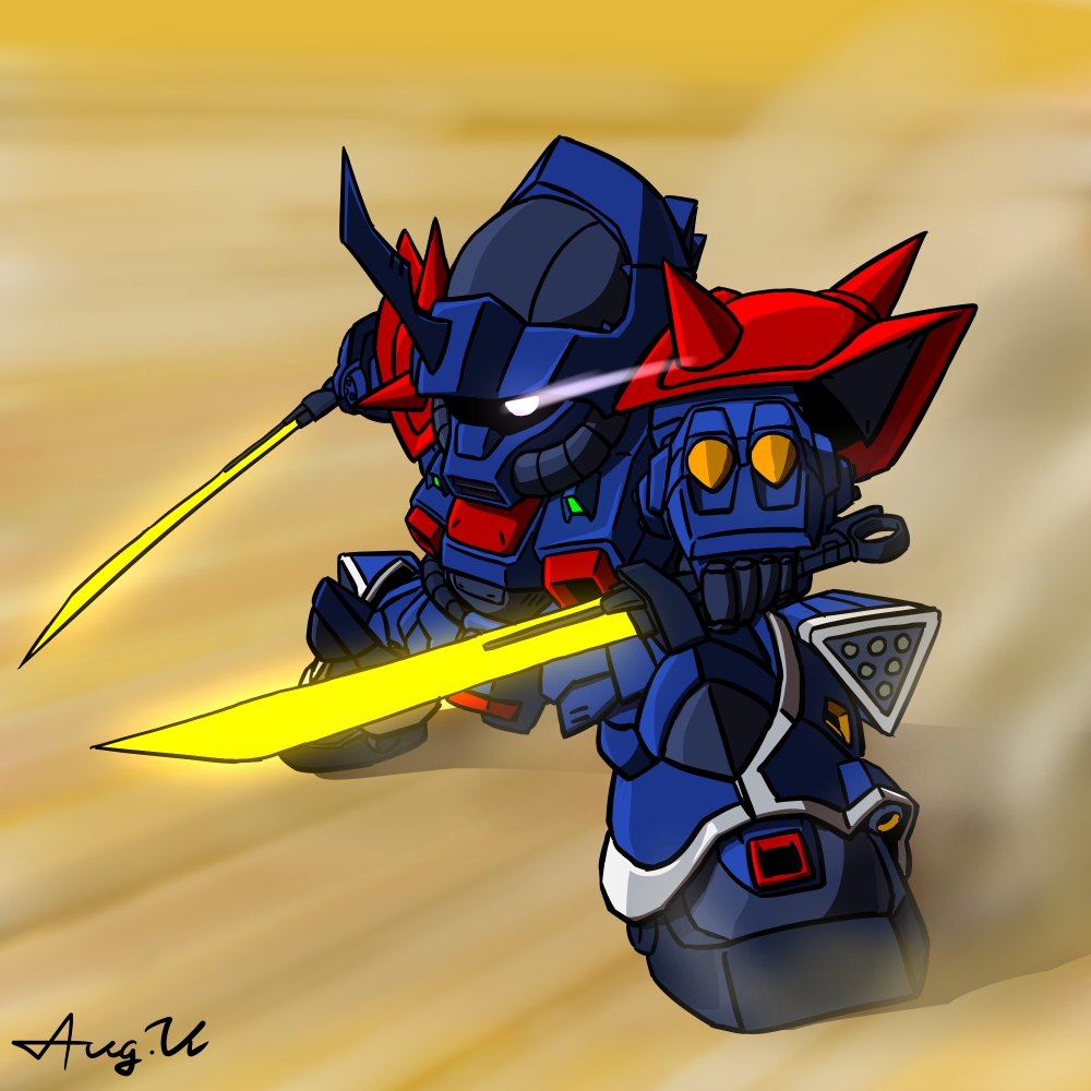 The Big ImageBoard (TBIB) - chibi dual wielding efreet custom gundam ...