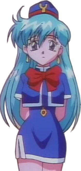 The Big Imageboard Tbib Blue Hair Long Hair Miniskirt Skirt
