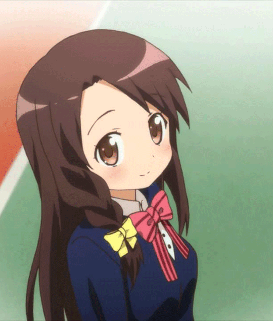 The Big Imageboard Tbib 1girl Animated Animated Brown Eyes
