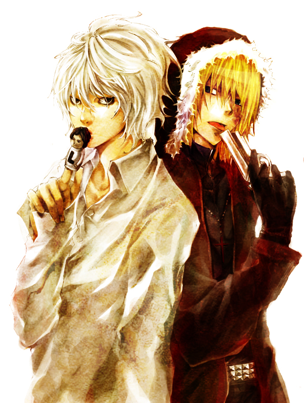 The Big ImageBoard (TBIB) - 2boys black eyes blonde hair chiyo ...
