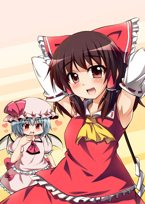 The Big Imageboard Tbib Armpits Bat Wings Blue Hair Bow Brown Hair