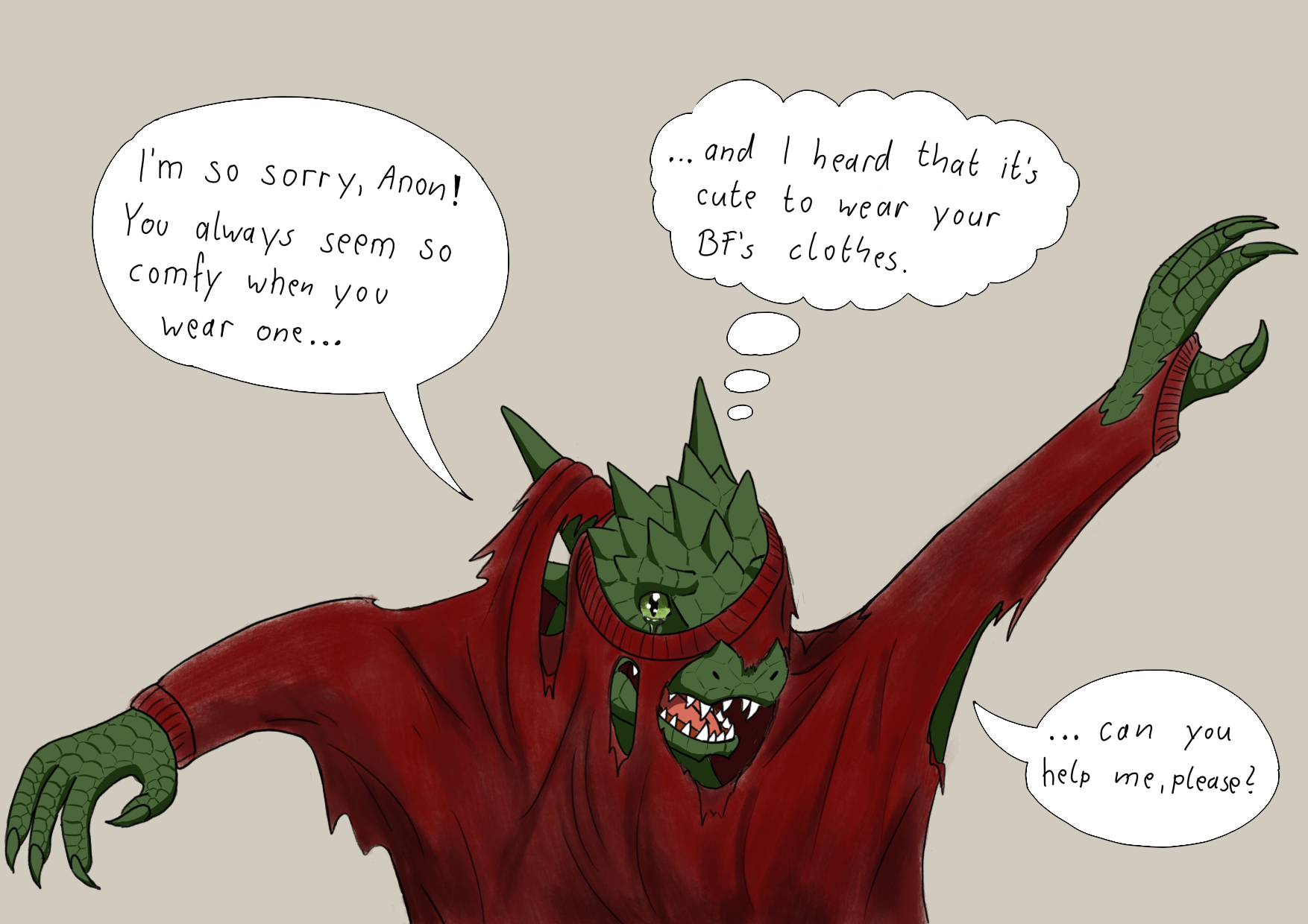 The Big ImageBoard (TBIB) - ambiguous gender bodily fluids clothing crying dialogue english text ...