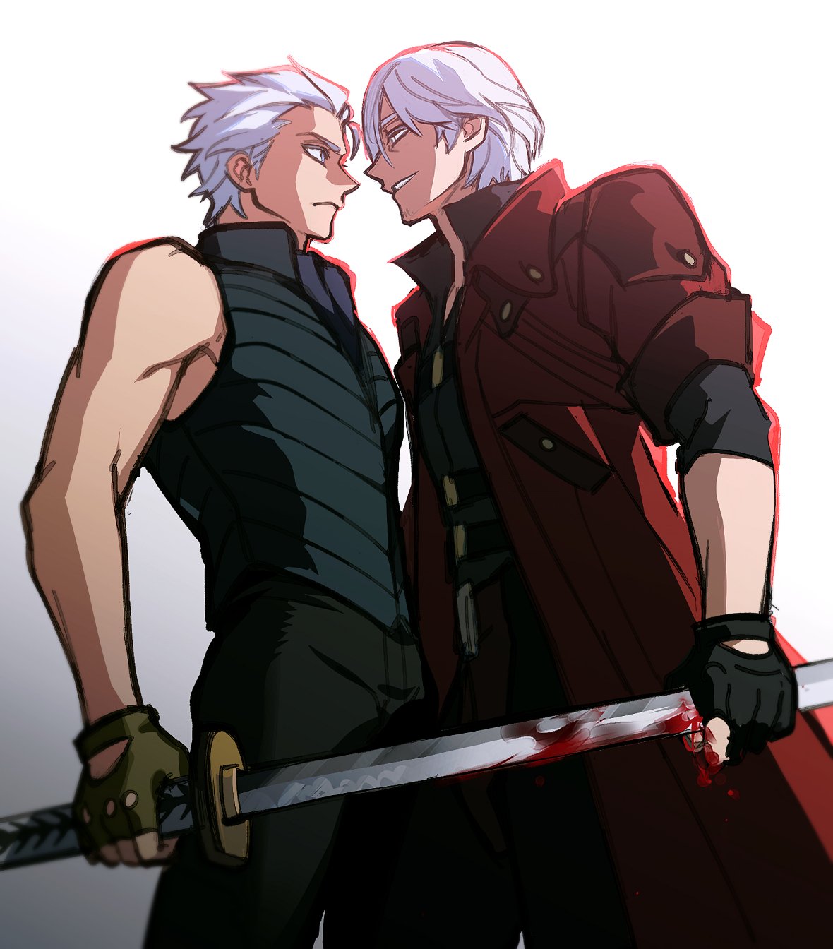The Big ImageBoard (TBIB) - 2boys blood blood on hands blood on weapon ...