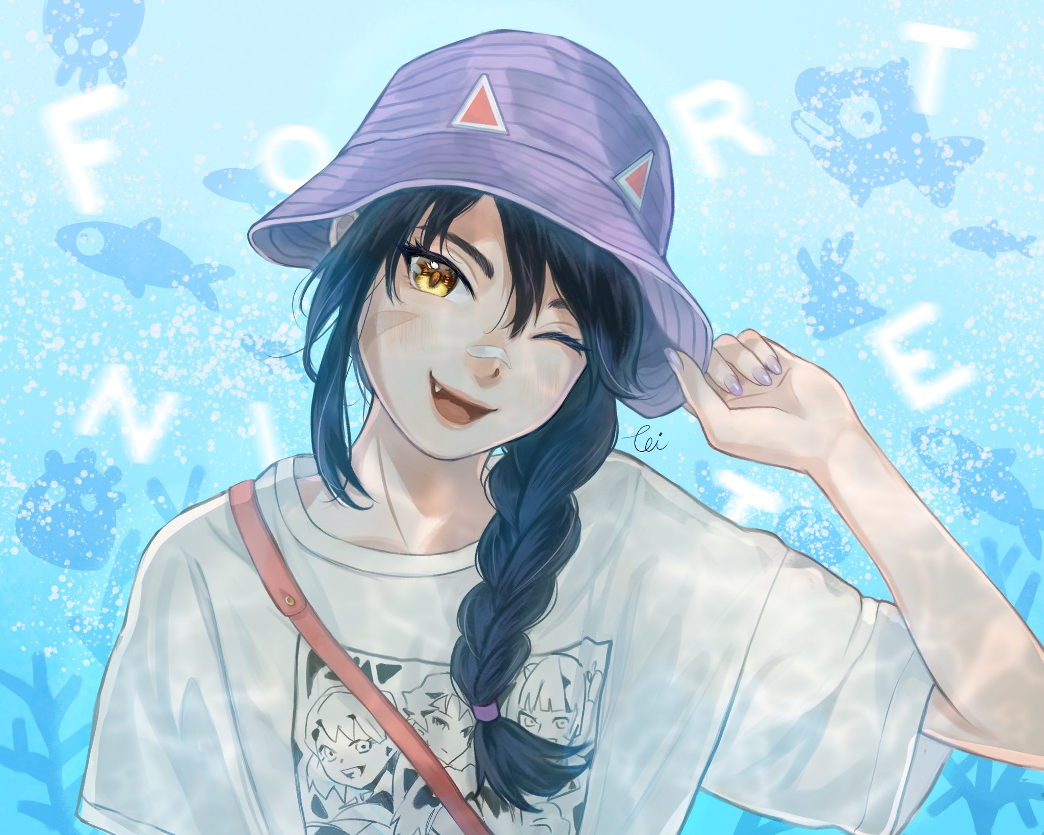 The Big ImageBoard (TBIB) - 1girl :d bandage on face bandages black ...