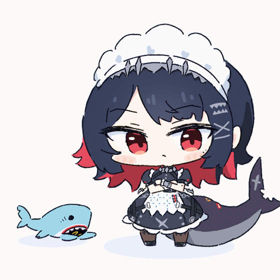 The Big ImageBoard (TBIB) - 1girl animated animated gif apron bangboo ...