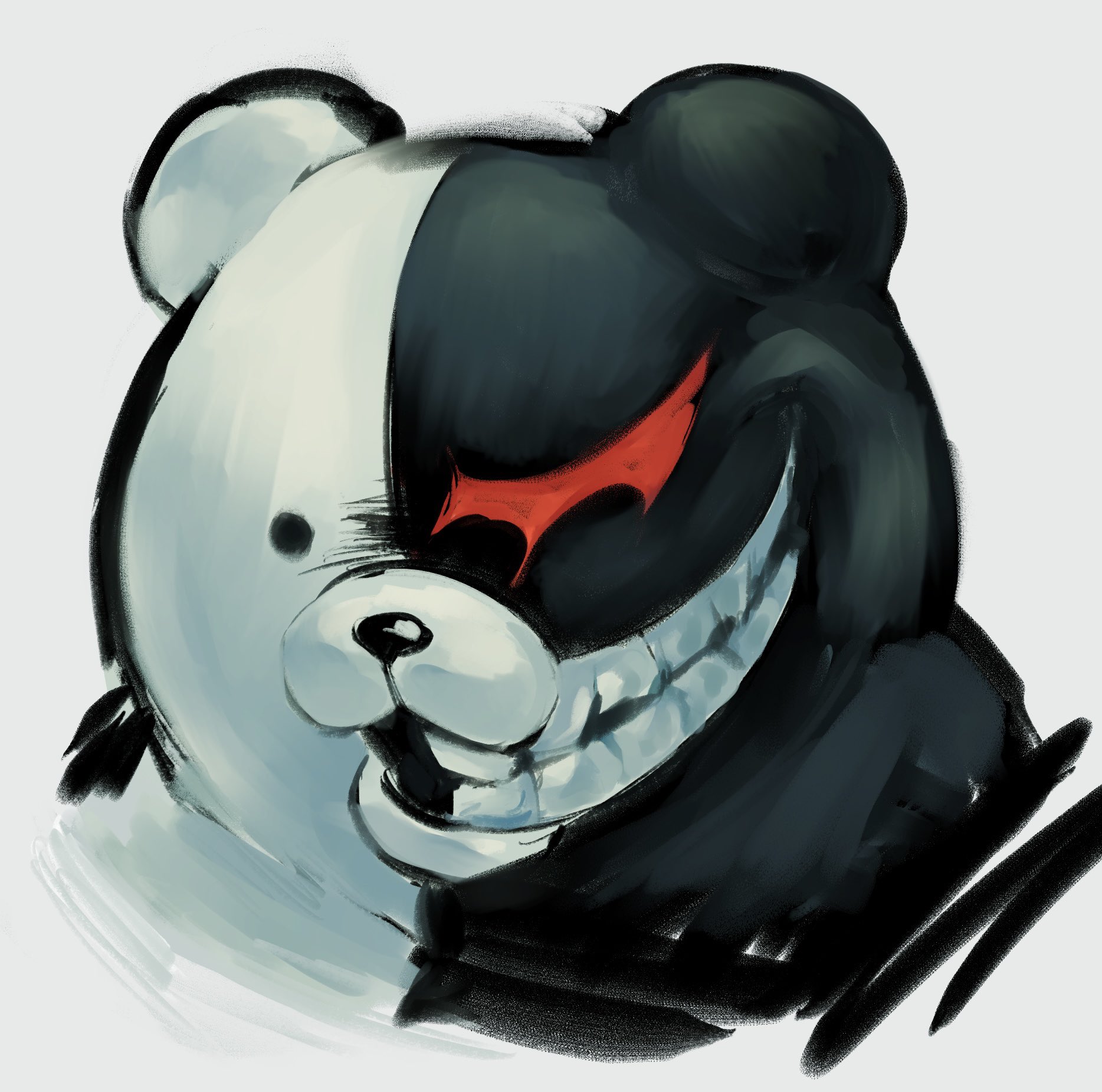 The Big ImageBoard (TBIB) - black eyes cropped shoulders danganronpa ...