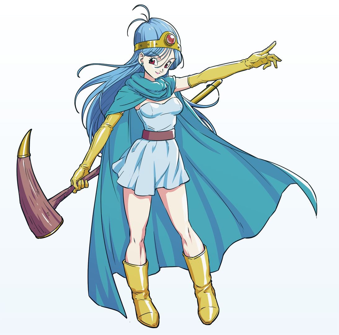 The Big Imageboard Tbib 1girl Blue Cape Blue Hair Boots Breasts 6049
