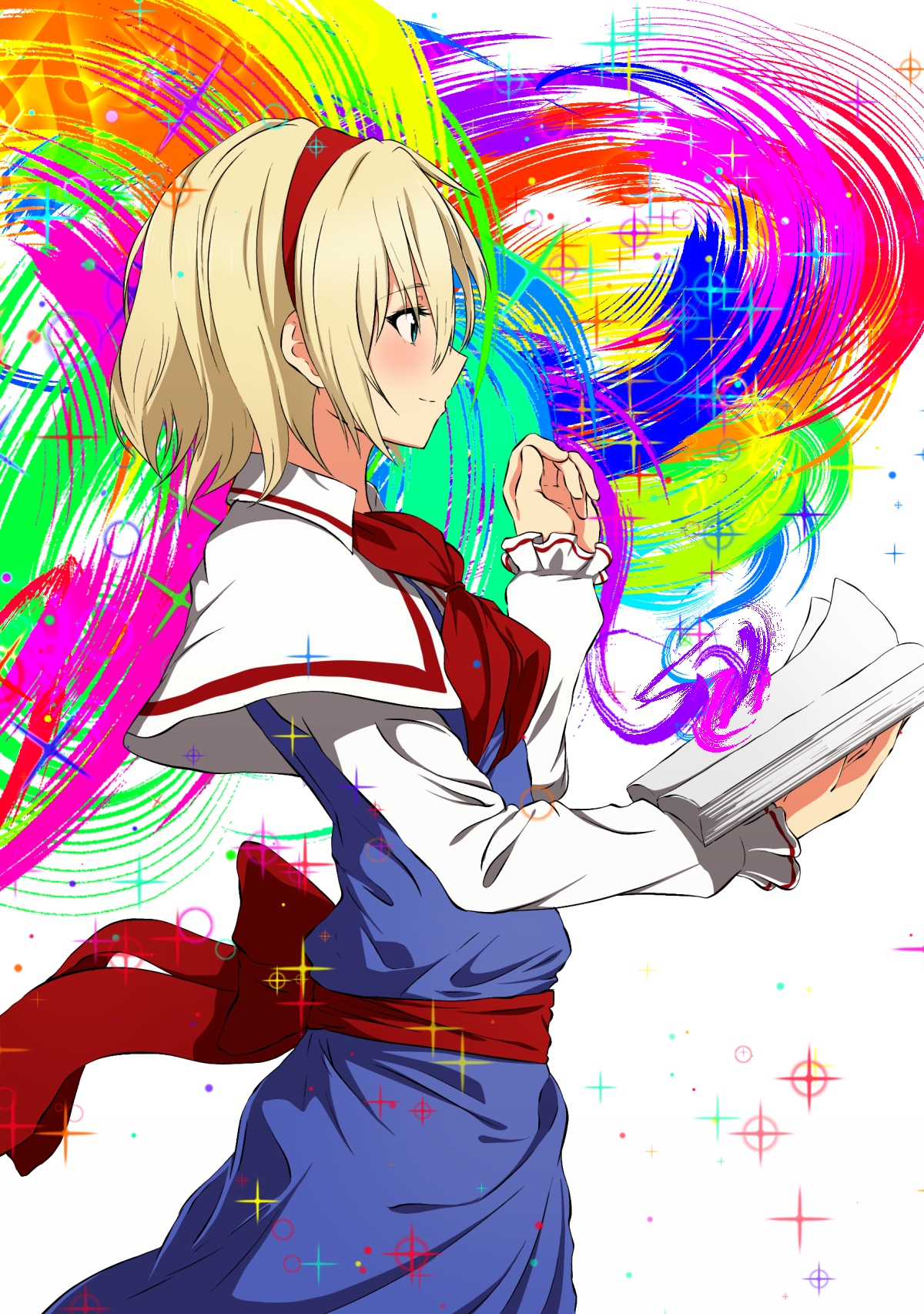 The Big ImageBoard (TBIB) - 1girl alice margatroid aono meri ascot bad id bad twitter id blonde ...