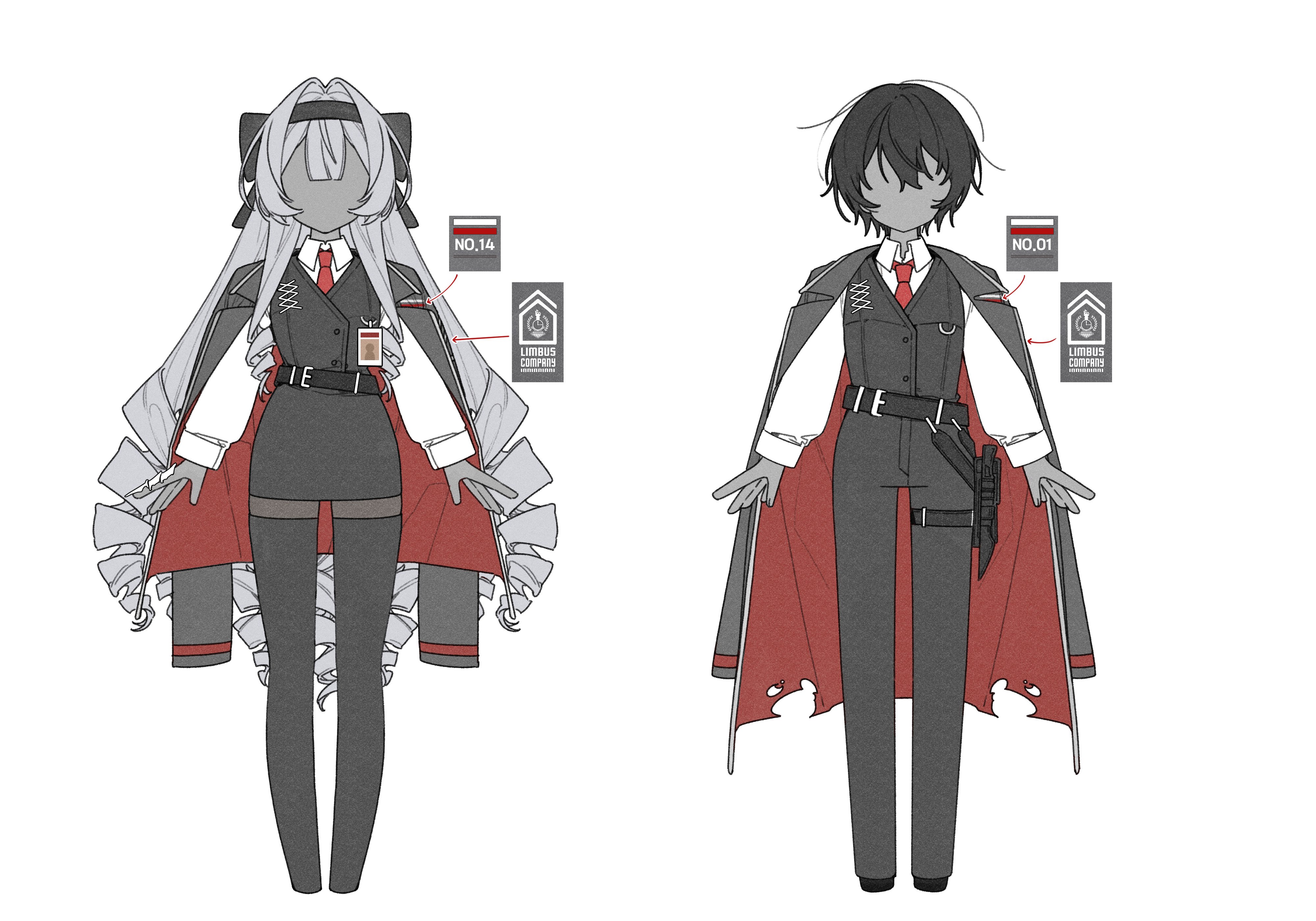 The Big ImageBoard (TBIB) - 1boy 1girl absurdres belt black belt black coat black hair black ...