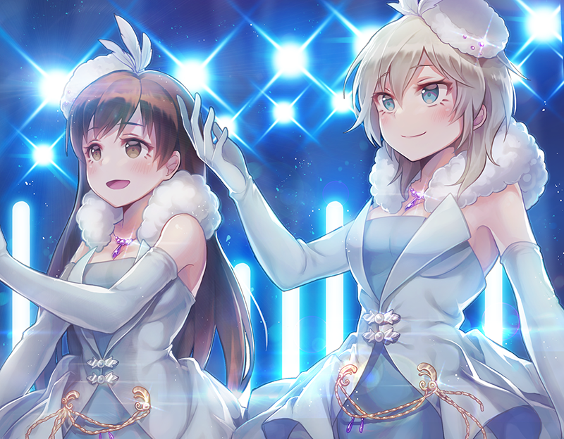 The Big Imageboard Tbib 2girls Aiguillette Anastasia Idolmaster