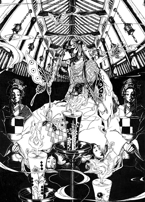 The Big ImageBoard (TBIB) - 3girls bug butterfly candle commentary ...