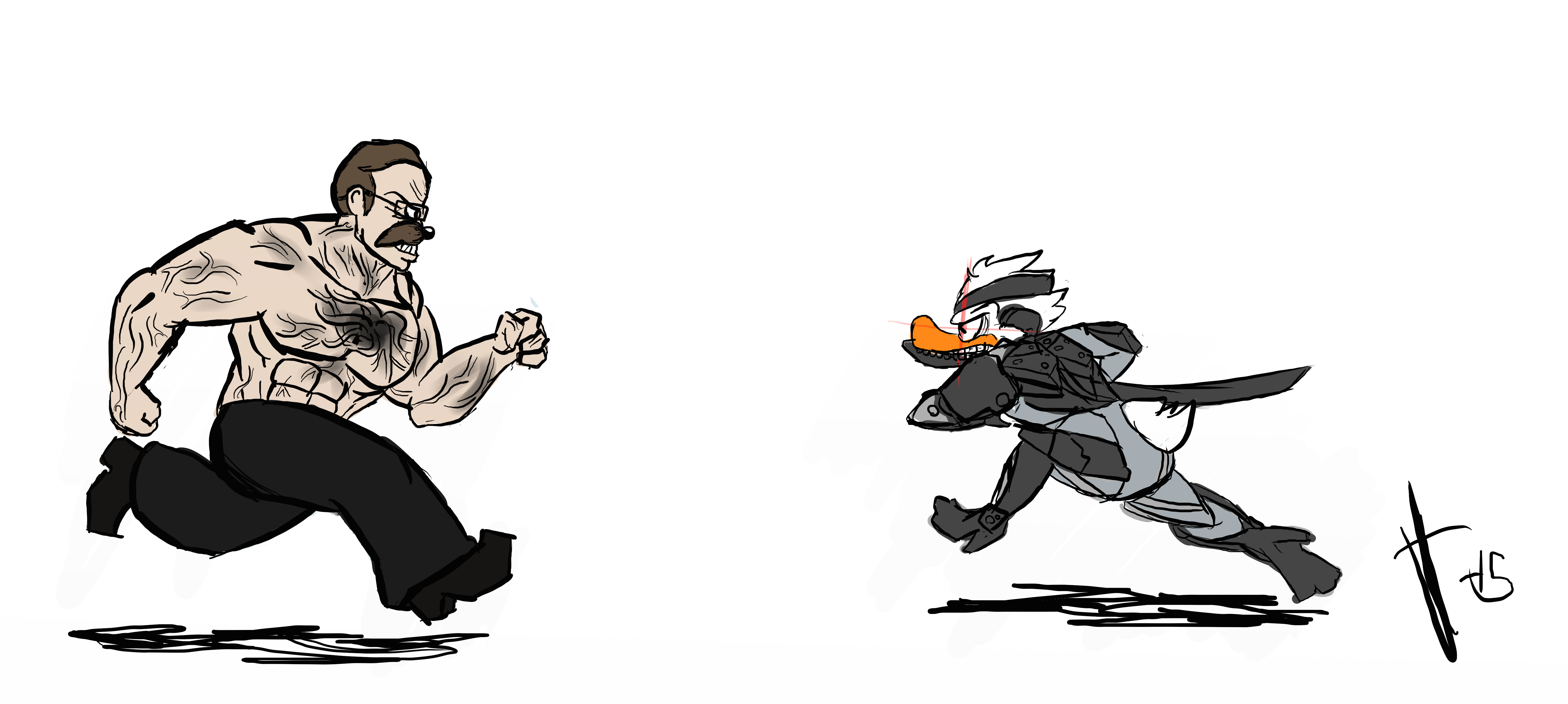 The Big ImageBoard (TBIB) - absurd res anatid anseriform avian bird canid canine canis clothed ...