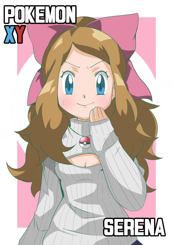 The Big ImageBoard (TBIB) - 1girl blue eyes breasts brown hair cleavage ...