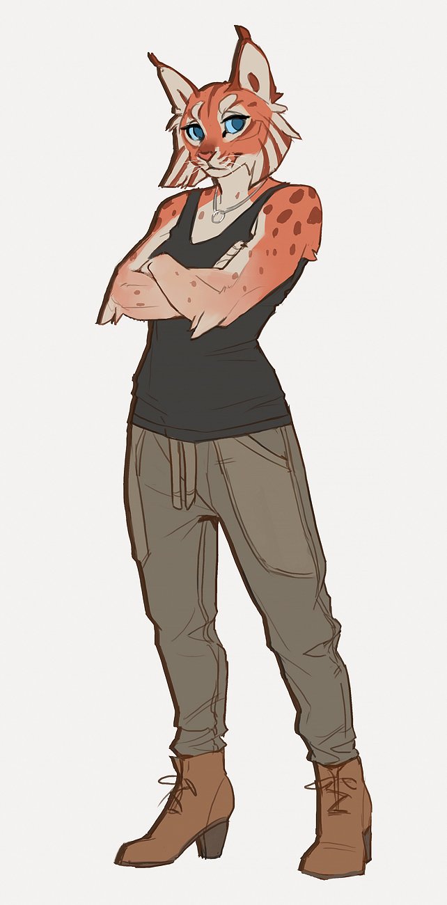 The Big ImageBoard (TBIB) - 2018 anthro blue eyes caraid clothed clothing digital media (artwork ...