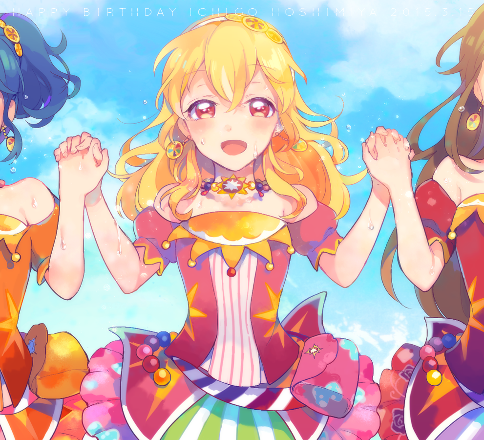 The Big ImageBoard (TBIB) - 3girls :d aikatsu! aikatsu! (series) bad id bad pixiv id blonde hair ...