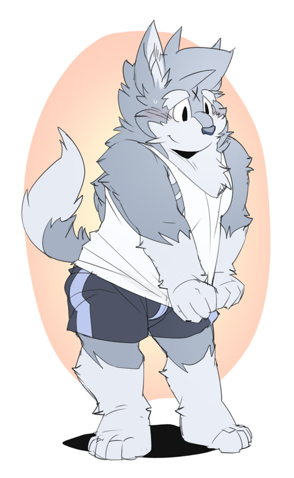 The Big ImageBoard (TBIB) - anthro canid canine canis clothing joey (kokuhane) kokukokuboo male ...