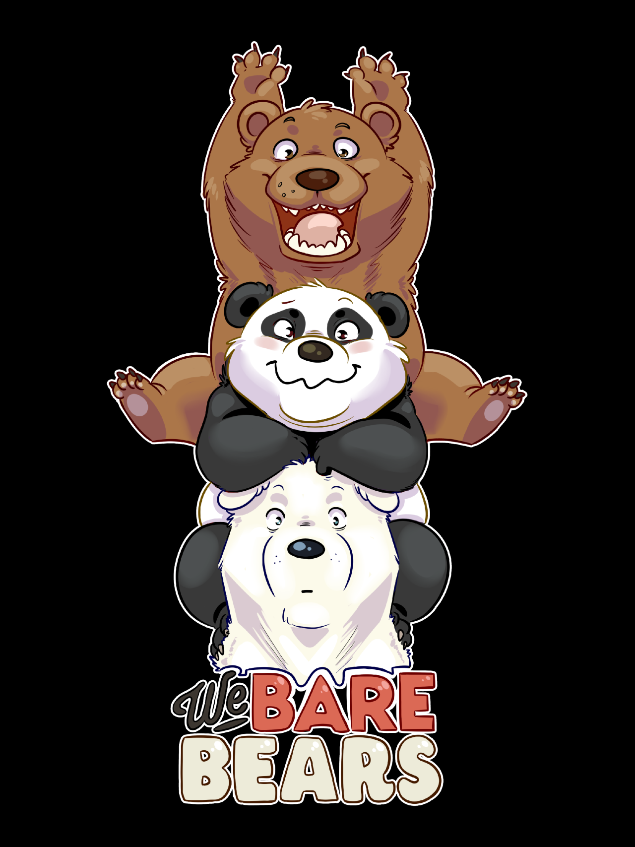 The Big Imageboard Tbib Anthro Bear Bearstack Black Body Black Fur