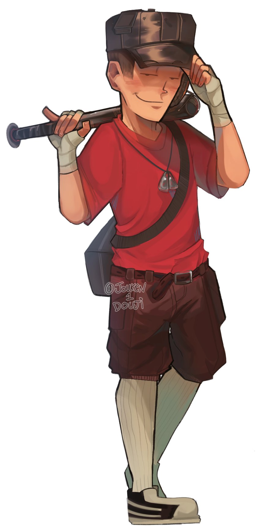 The Big ImageBoard (TBIB) - 1boy artist name baseball bat baseball cap ...
