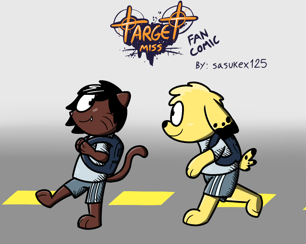 The Big ImageBoard (TBIB) - 5:4 alvo (target miss) anthro black eyes ...