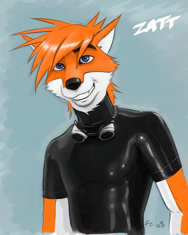 The Big ImageBoard (TBIB) - blue eyes bodysuit canine clothing eyewear fox foxzatt goggles male ...