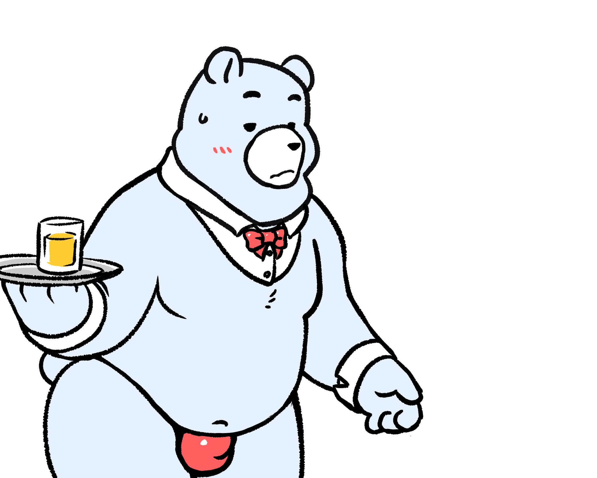 The Big Imageboard Tbib 2019 Anthro Bear Belly Black Nose Blue Body