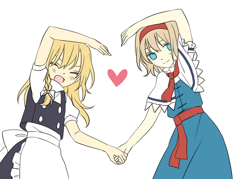 The Big ImageBoard (TBIB) - 2girls alice margatroid apron ascot bad id bad twitter id blonde ...