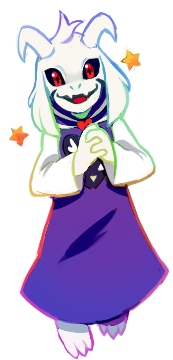 The Big ImageBoard (TBIB) - 2015 anthro asriel dreemurr (god form) barefoot biped black sclera ...