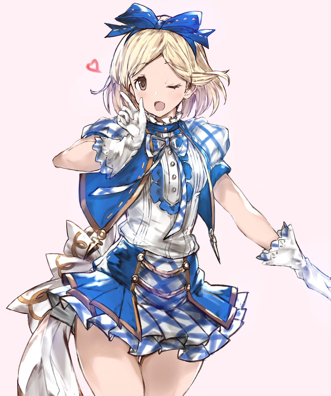 The Big ImageBoard (TBIB) - 1girl ;d alternate costume blonde hair blue ...