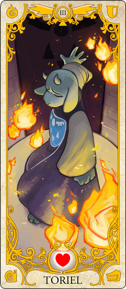 The Big ImageBoard (TBIB) - 2015 anthro art nouveau boss monster (undertale) bovid caprine card ...