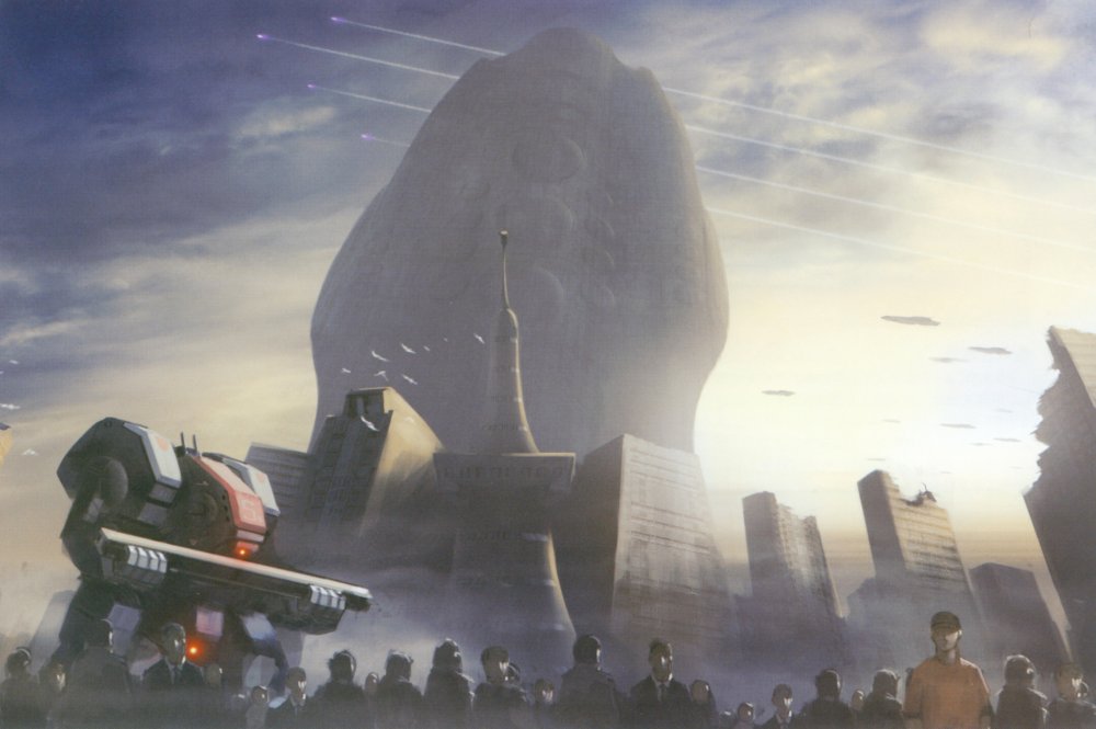 The Big ImageBoard (TBIB) - 6+girls 80s battleship bird building choujikuu yousai macross city ...