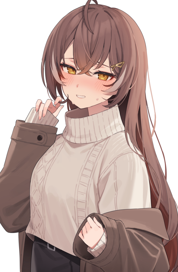 The Big ImageBoard (TBIB) - 1girl ahoge alternate costume belt black ...