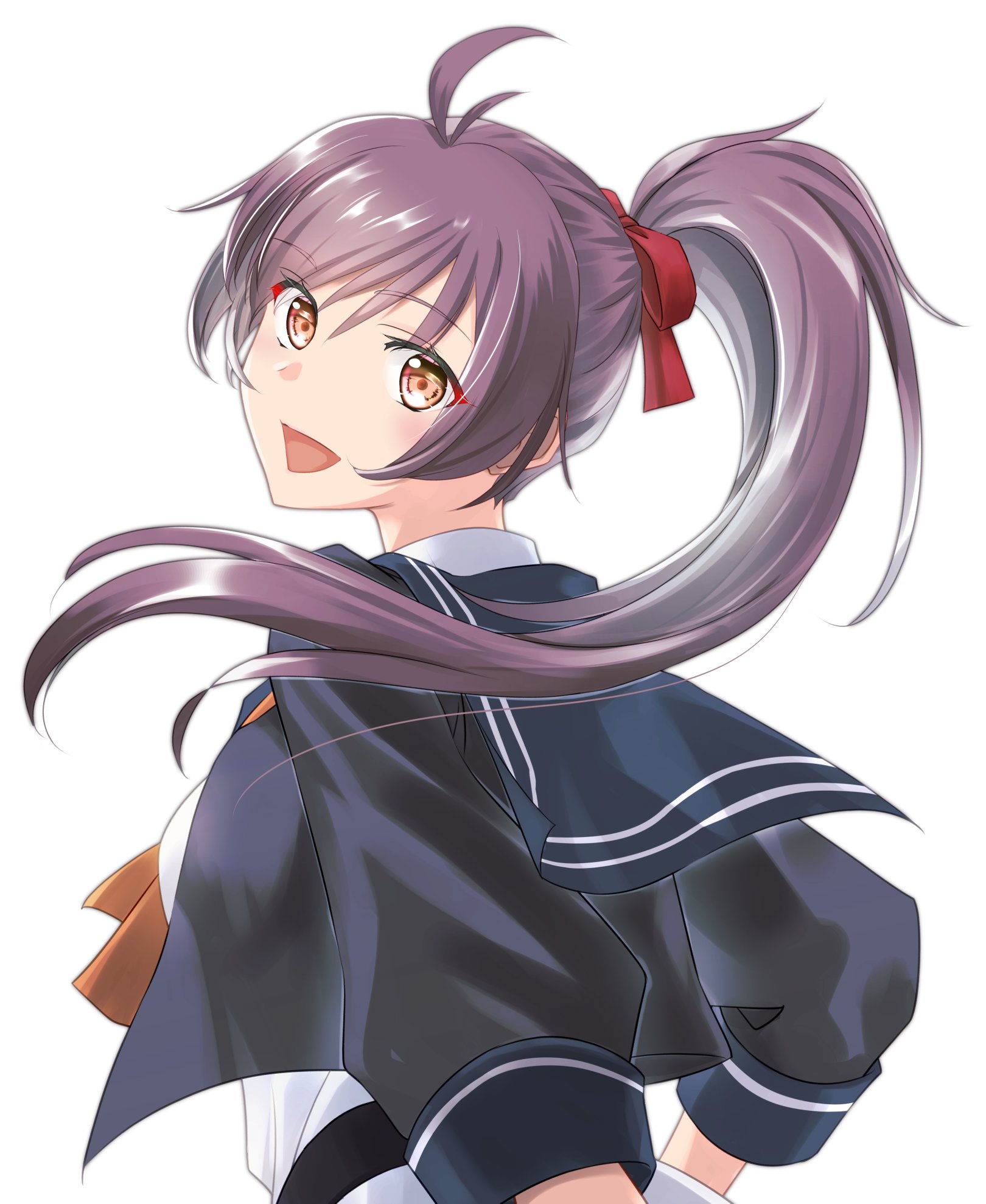 The Big ImageBoard (TBIB) - 1girl ahoge alternate costume alternate hair length alternate ...