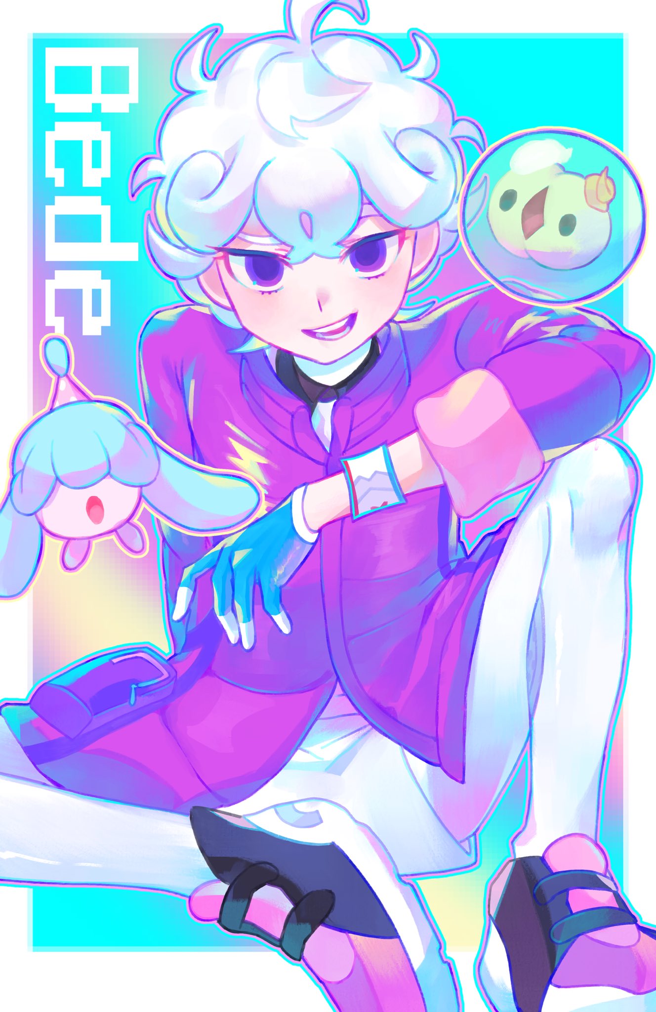 The Big ImageBoard (TBIB) - 1boy :d ahoge bede (pokemon) character name ...