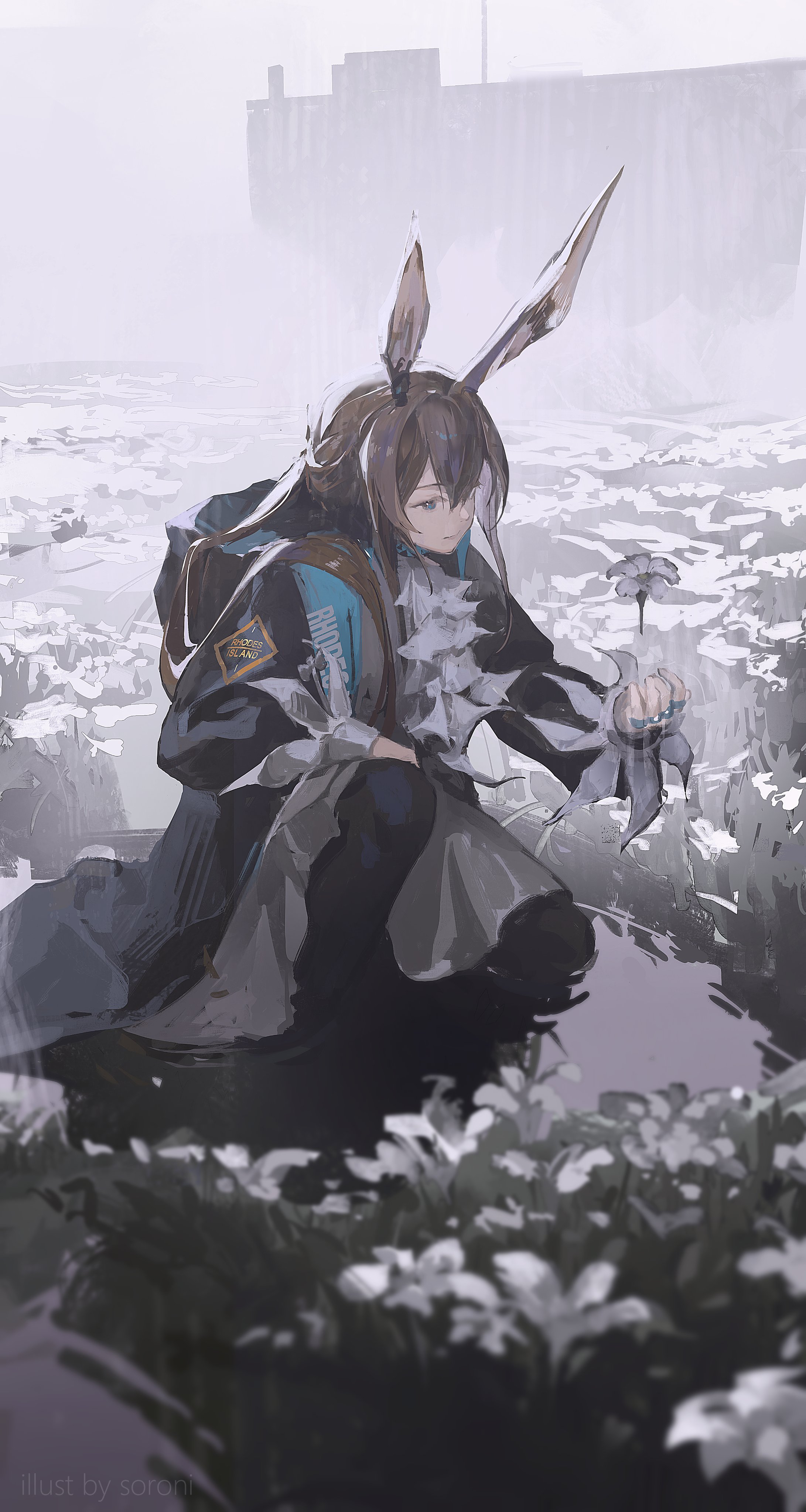 The Big ImageBoard (TBIB) - 1girl absurdres amiya (arknights) animal ears arknights ascot ...