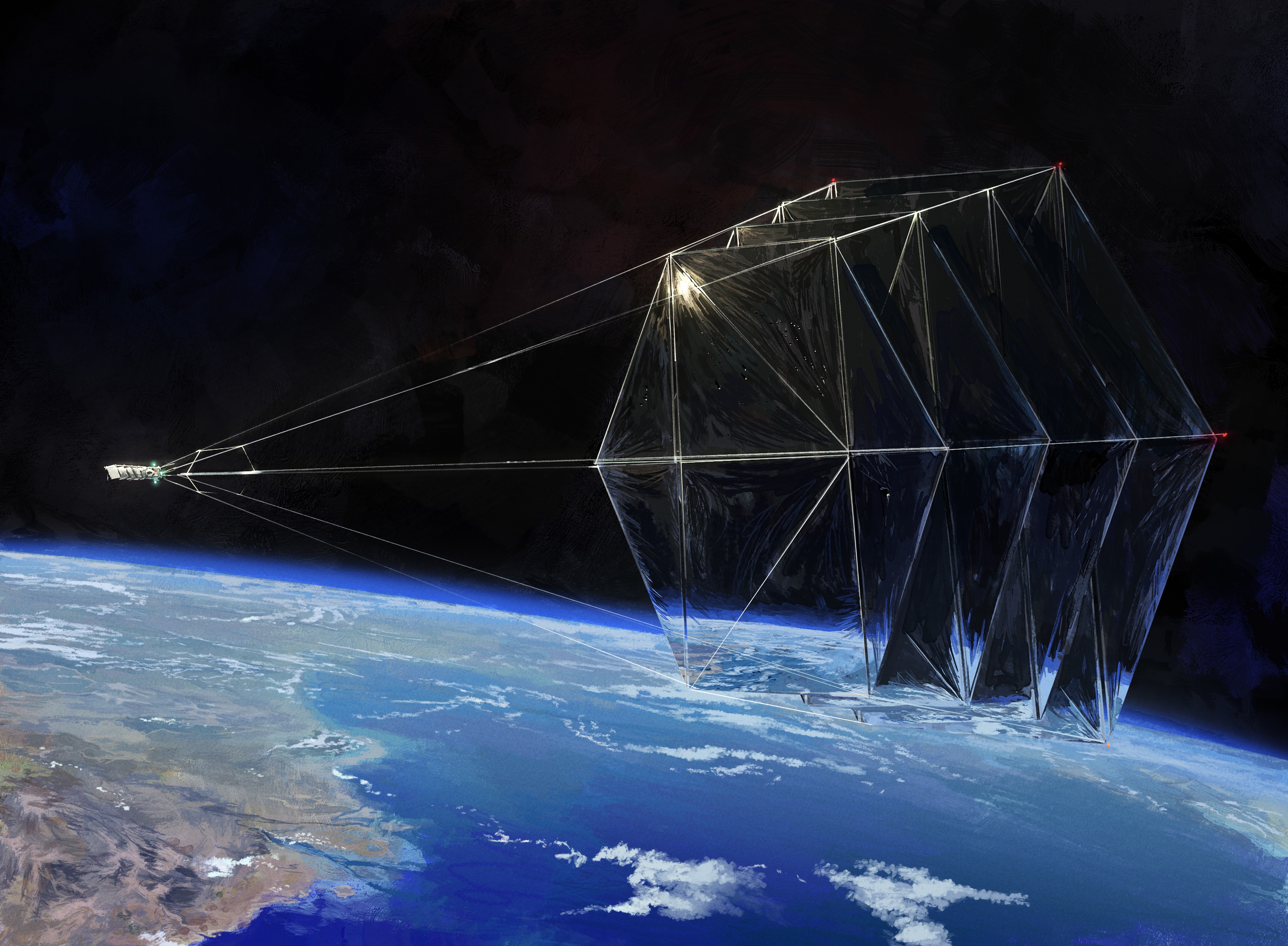 The Big ImageBoard (TBIB) - absurdres cable earth (planet) highres no humans original planet ...