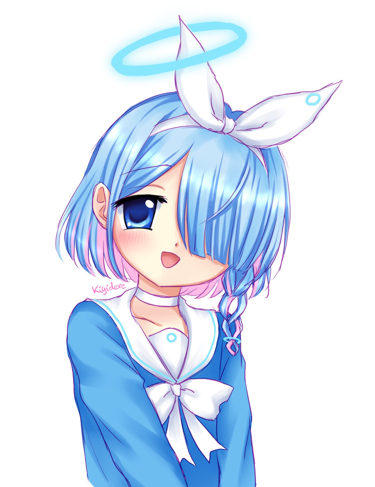 The Big ImageBoard (TBIB) - arona (blue archive) artist name blue archive blue eyes blue hair ...