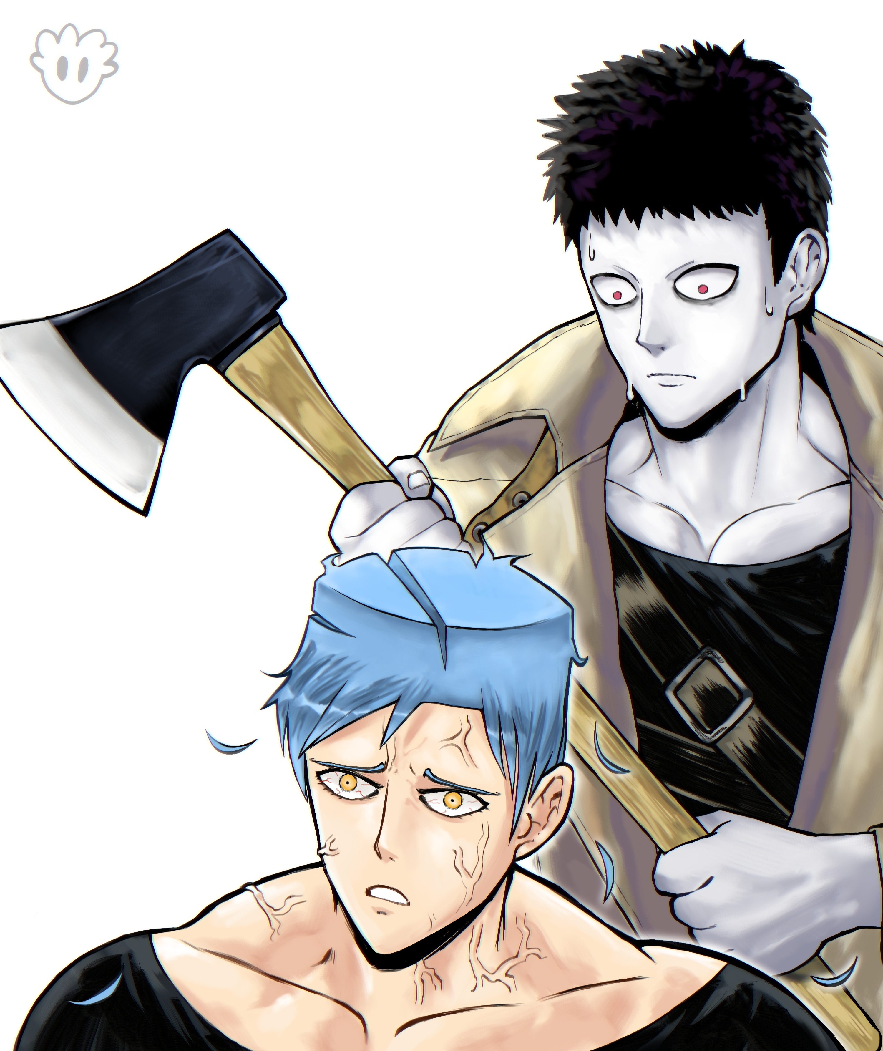 The Big ImageBoard (TBIB) - 2boys absurdres alternate hairstyle anger ...