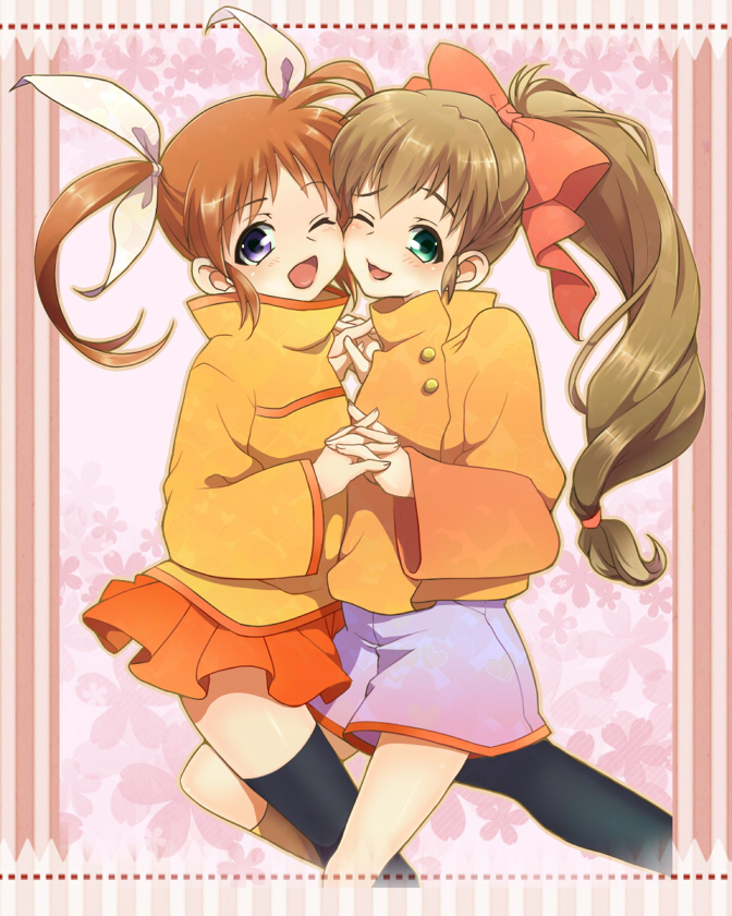 The Big ImageBoard (TBIB) - 2girls amatou brown hair commentary request ...