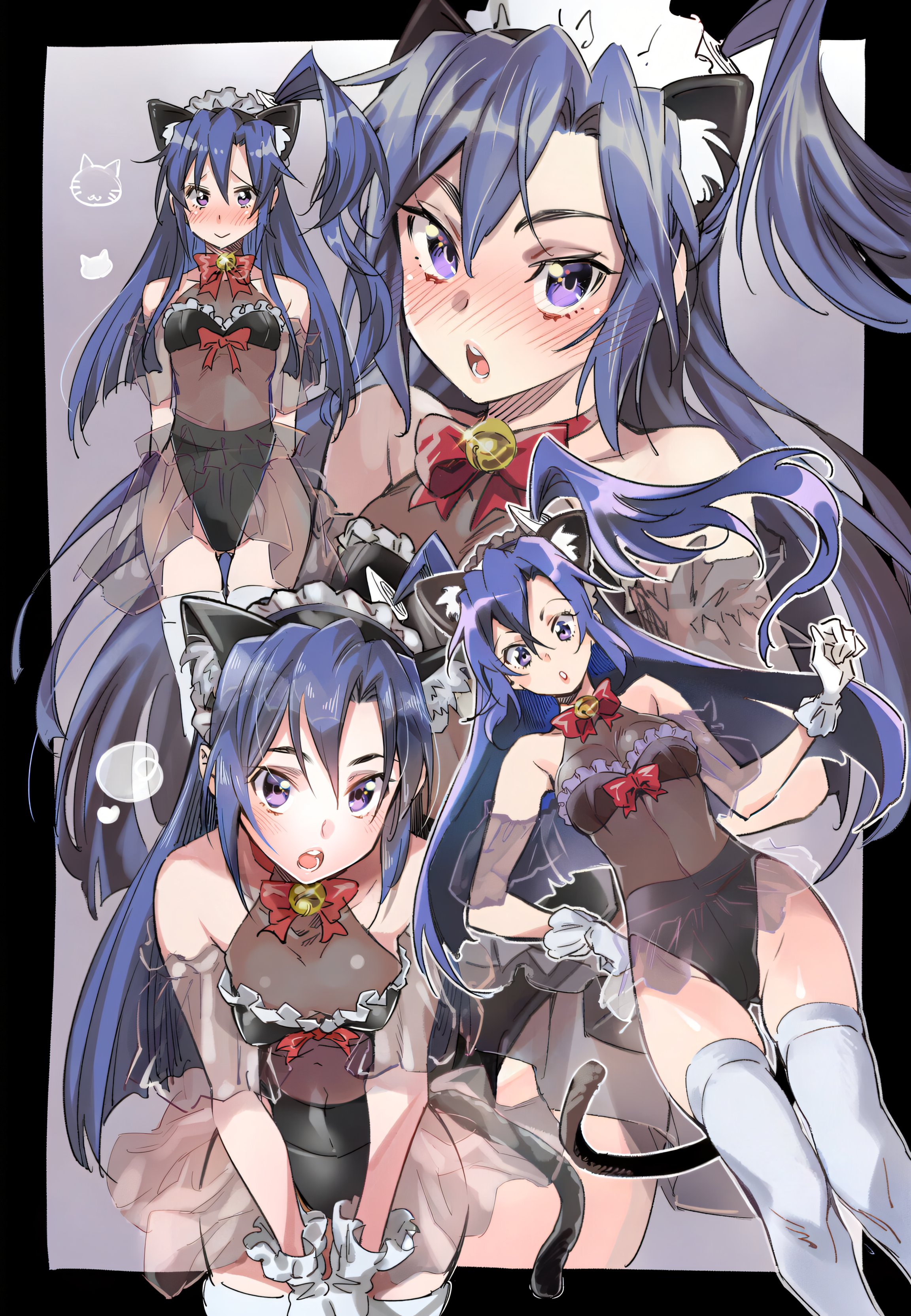 The Big ImageBoard (TBIB) - 1girl :o absurdres animal ears arms behind ...