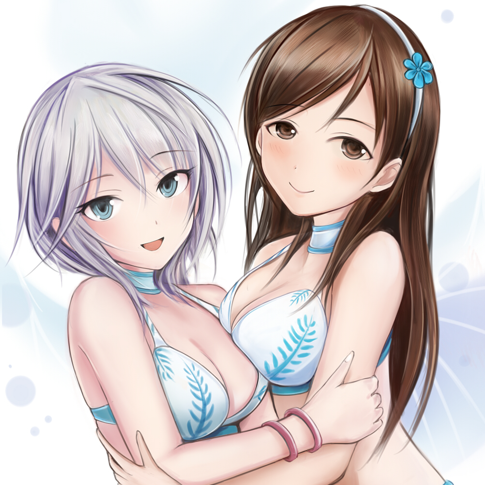 The Big ImageBoard (TBIB) - :d anastasia (idolmaster) asymmetrical docking bikini bikini top ...