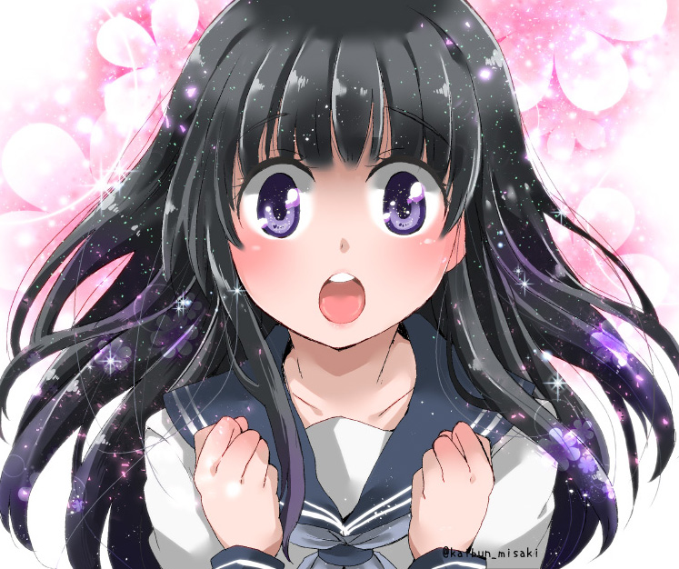 The Big ImageBoard (TBIB) - 1girl black hair chitanda eru commentary ...