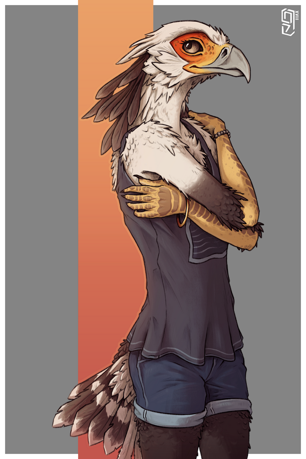 The Big ImageBoard (TBIB) - 2018 5 fingers anthro avian beak bird clothed clothing digital media ...