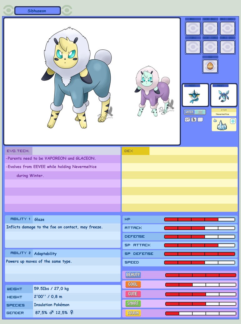 The Big ImageBoard (TBIB) - 2015 ambiguous gender blue eyes canid canine eevee eeveelution ...