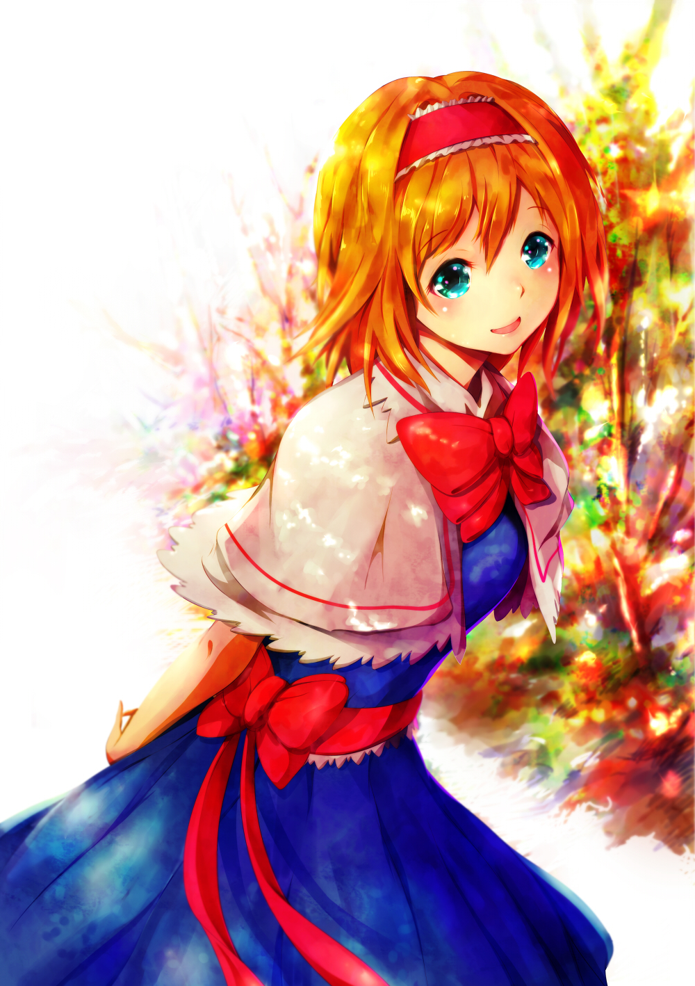 The Big ImageBoard (TBIB) - alice margatroid blonde hair blue eyes capelet dress hairband ...